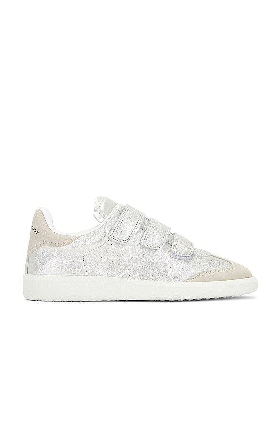 Isabel Marant Beth Sneaker in Silver | REVOLVE