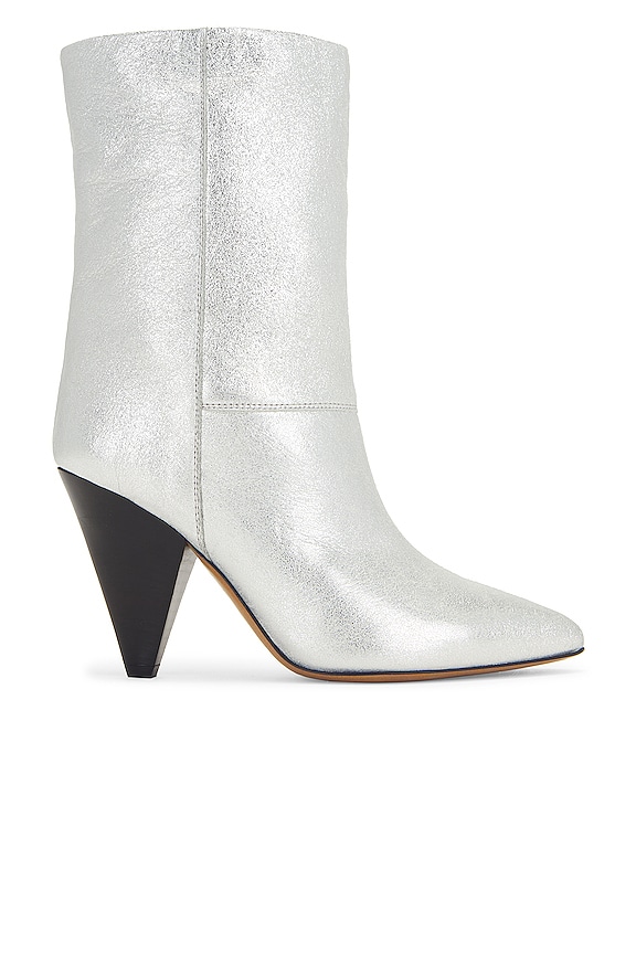 Isabel Marant Locky Boot in Silver | REVOLVE