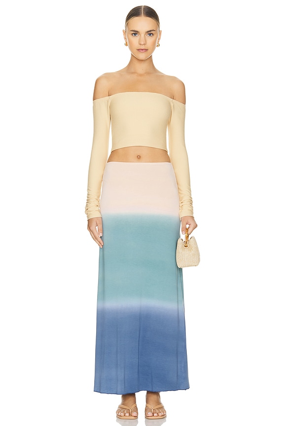 Indah Etoile Crop Top in Chai | REVOLVE