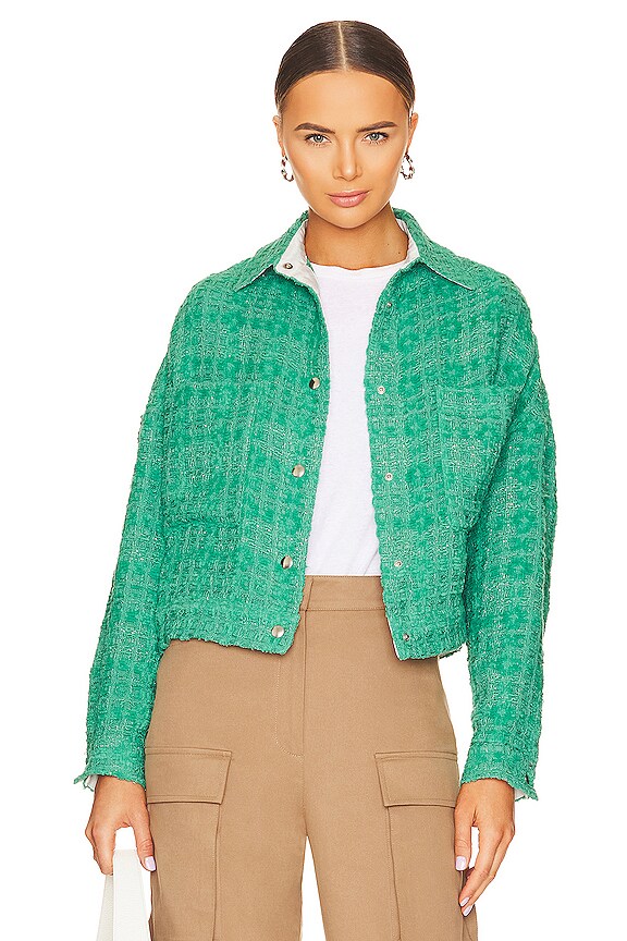 IRO Ezro Shacket in Green | REVOLVE