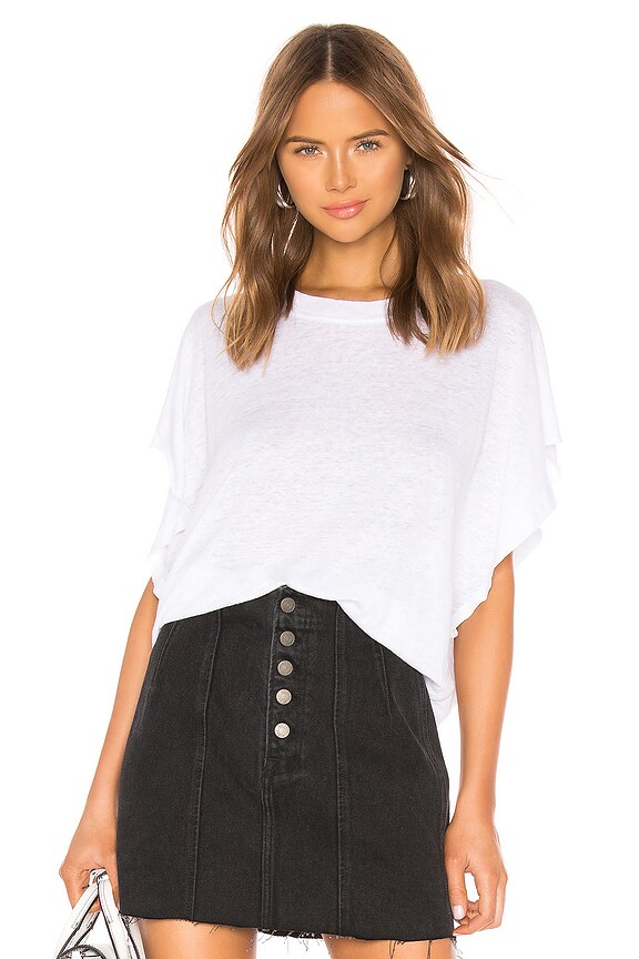 IRO Beaming Top in White | REVOLVE