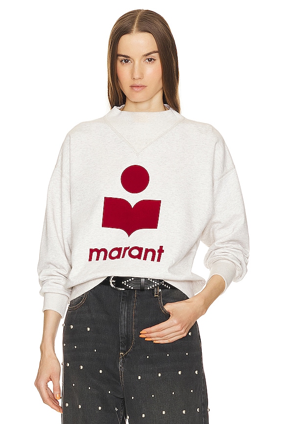 Isabel Marant Etoile Moby in Ecru & Red | REVOLVE