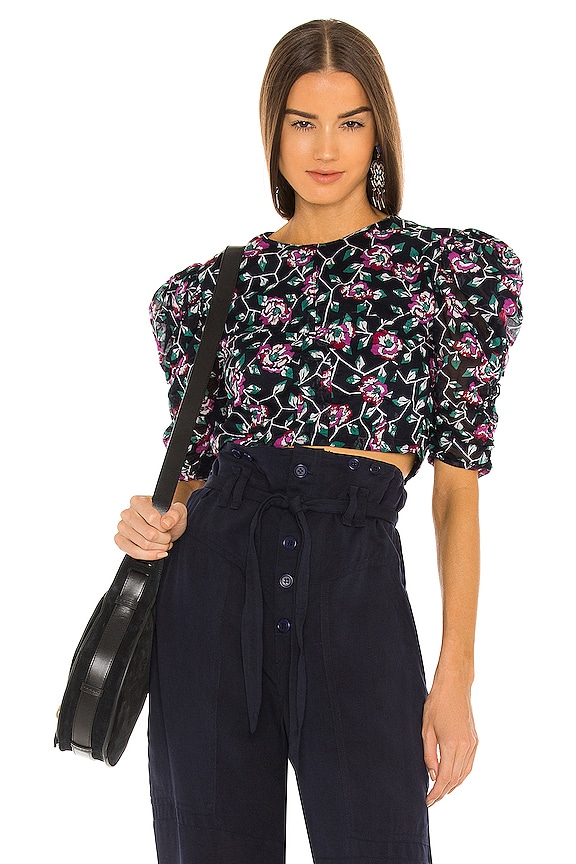 Isabel Marant Etoile Silva Top in Faded Night | REVOLVE