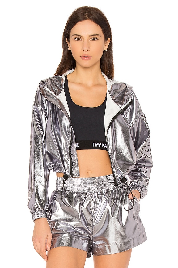 IVY PARK Crop Jacket in Metallic | REVOLVE