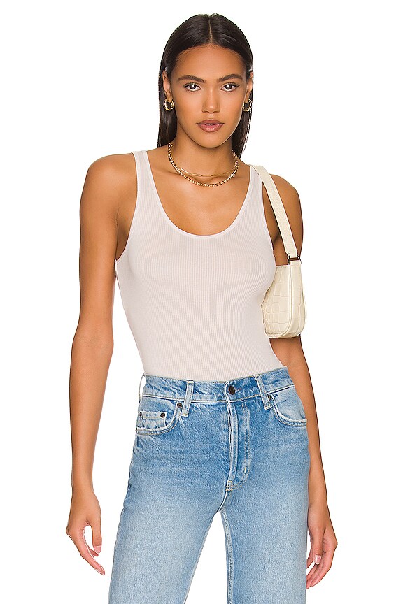 James Perse Daily Tank in Ballerina Pigment | REVOLVE