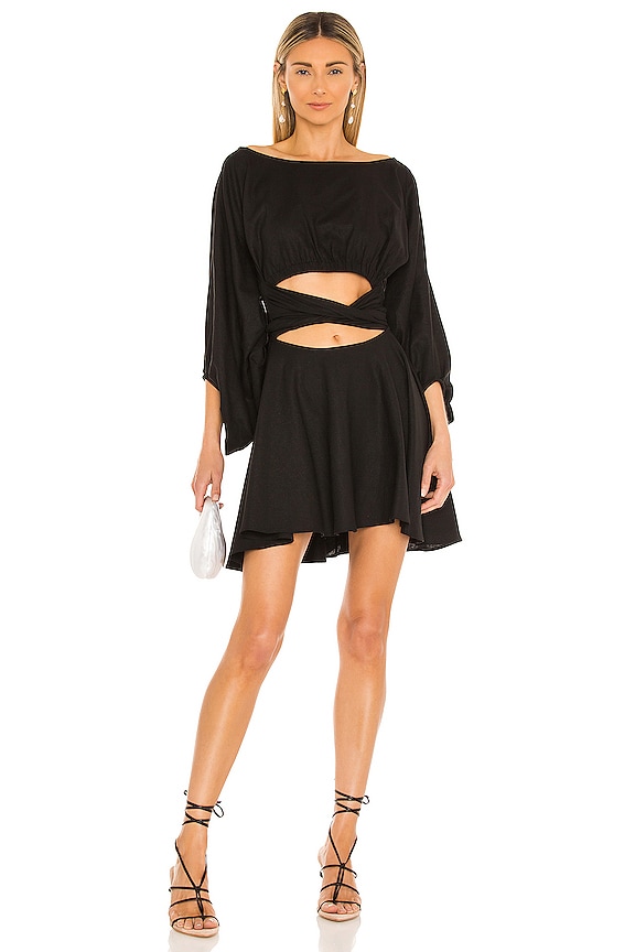 JBQ Colette Mini Dress in Black | REVOLVE