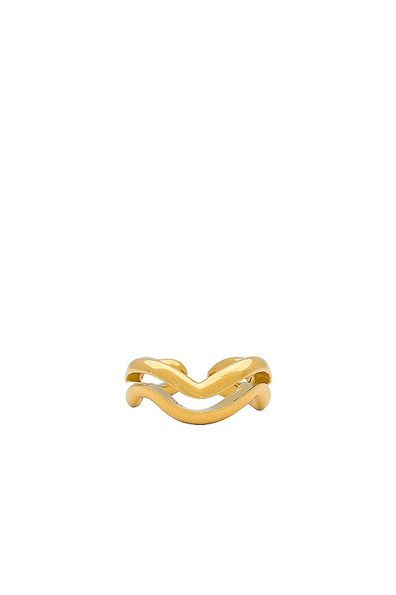 Jenny Bird Playful Squiggle Ring in Gold | REVOLVE