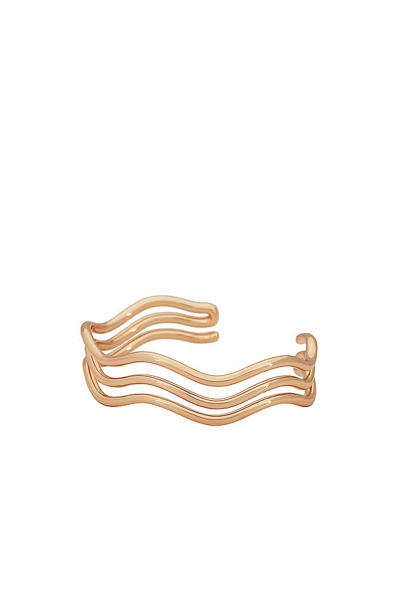 Jenny Bird x REVOLVE Squiggle Cuff in Gold | REVOLVE
