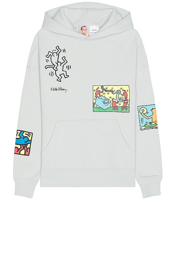 Jungles X Keith Haring Liberty Hoodie in Grey | REVOLVE