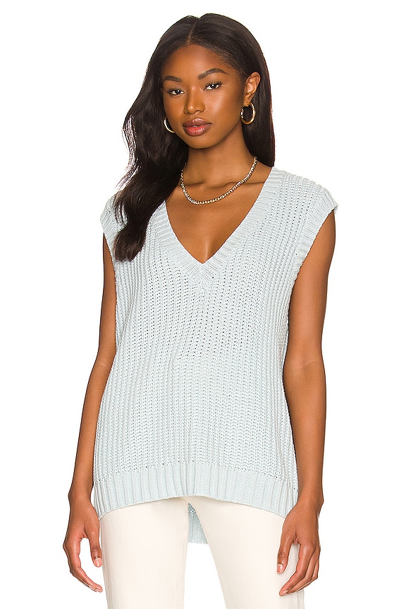 John & Jenn by Line Addison Vest in Clear Water | REVOLVE