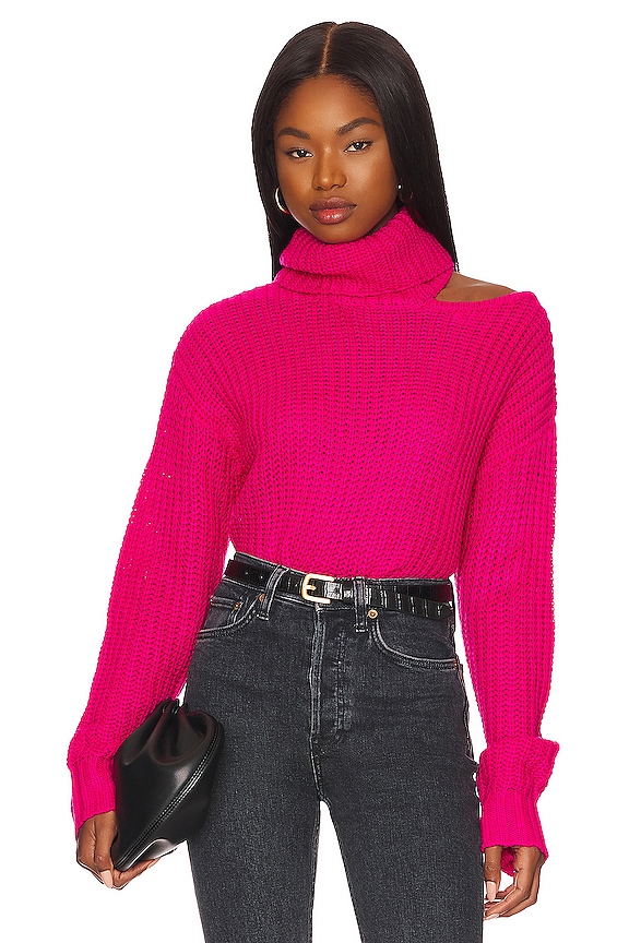 John & Jenn by Line Emile Sweater in Hot Pink | REVOLVE