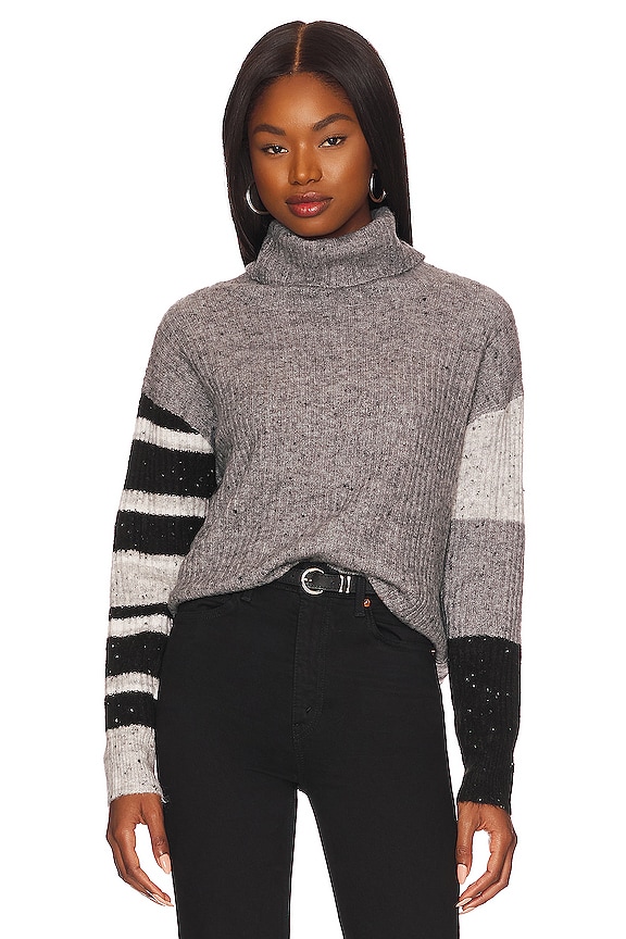 John & Jenn by Line Reid Sweater in Heather Stripe | REVOLVE
