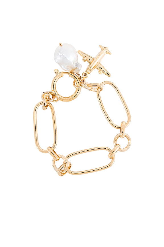joolz by Martha Calvo Jetsetter Bracelet in Gold | REVOLVE