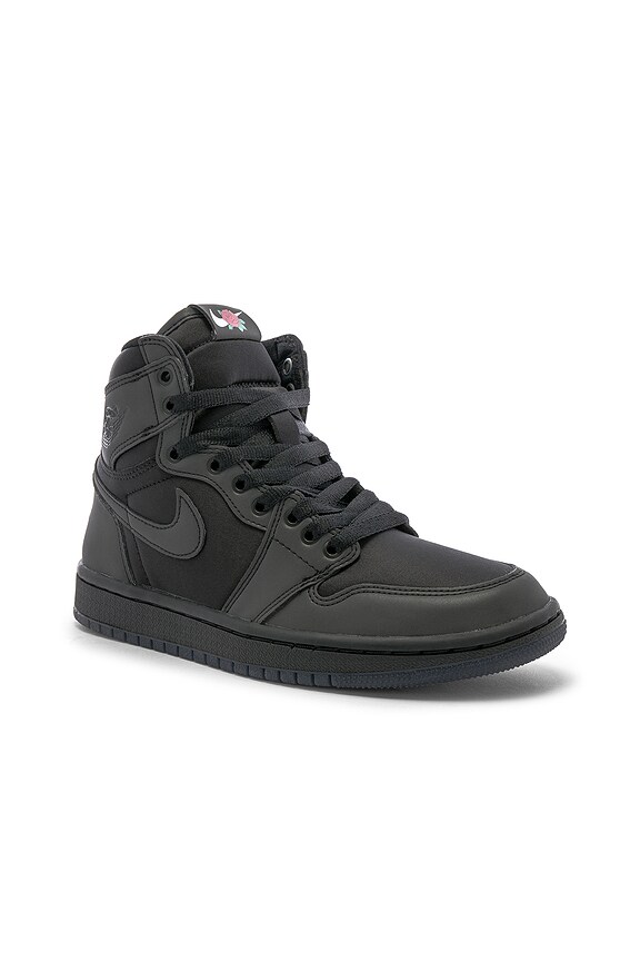 Jordan x Rox Brown AJ 1 Ret Hi Sneaker in Black | REVOLVE
