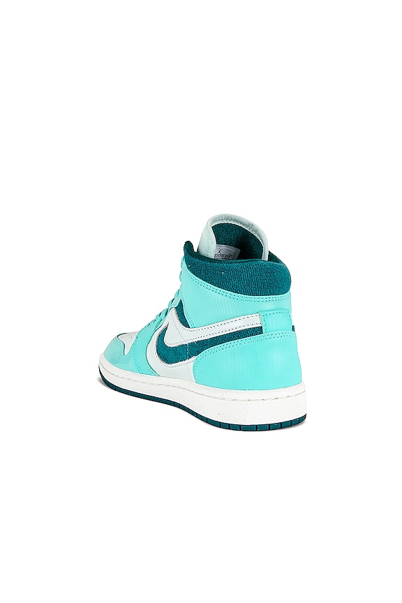 Jordan Air Jordan 1 Mid Se Sneaker in Bleached Turquoise & Sky J Teal ...
