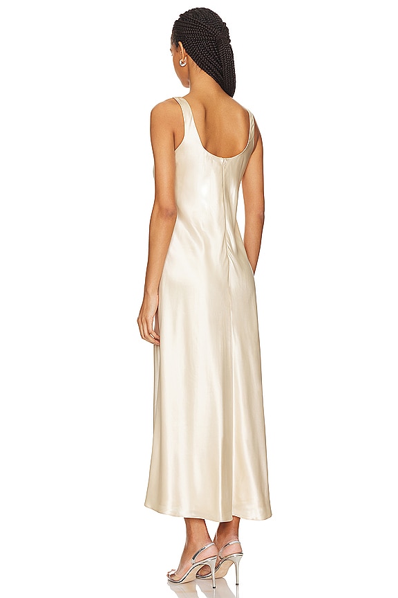 SIMKHAI Rania Maxi Slip Dress in Champagne | REVOLVE