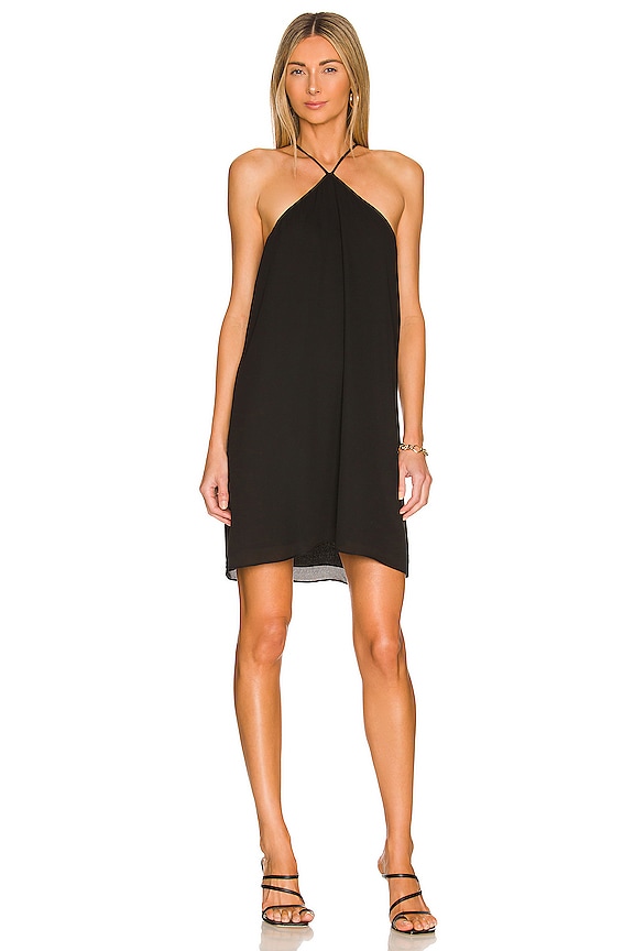 krisa Halter Dress in Black | REVOLVE
