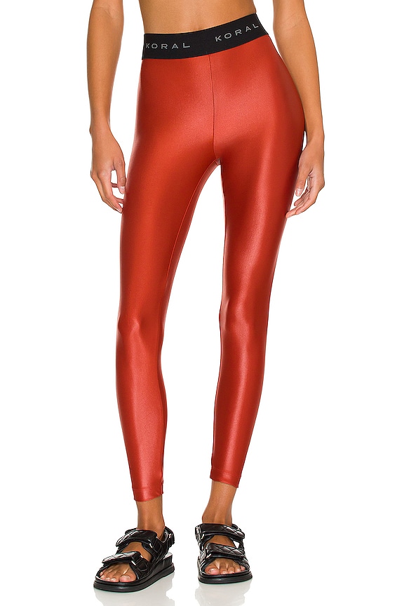 KORAL Aden Infinity Legging in Rouge | REVOLVE