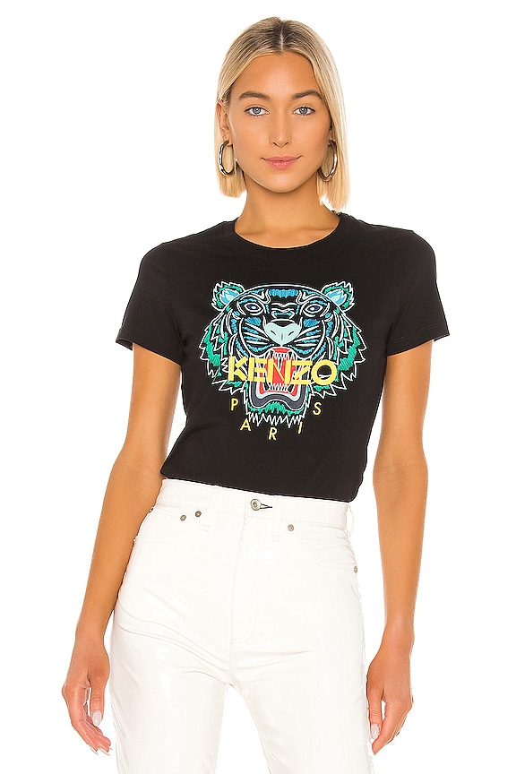 Kenzo Classic Tiger Tee in Black | REVOLVE