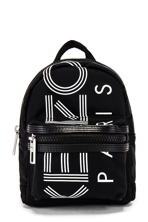 Kenzo Sport Logo Print Mini Backpack in Black | REVOLVE