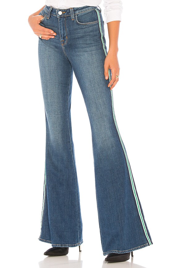 L'AGENCE Solana Flare Jean in Authentique | REVOLVE