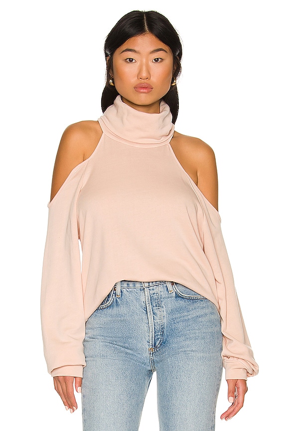 Lanston Porter Cold Shoulder Pullover in Blush | REVOLVE