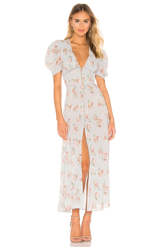 LoveShackFancy Stacy Duster in Peri | REVOLVE