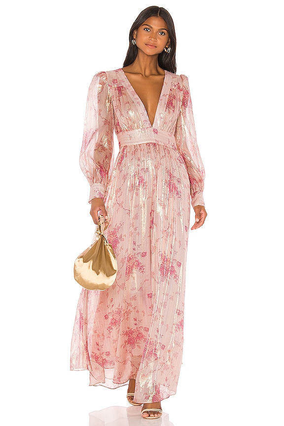 LoveShackFancy ROBE CYRENA en Pale Rose Pink | REVOLVE