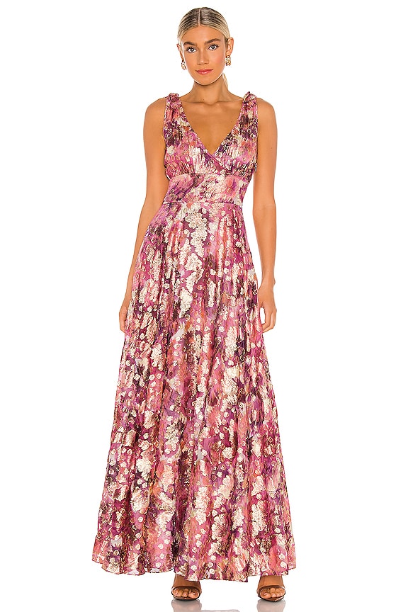 LoveShackFancy Bloom Dress in Pre-Dawn Sky | REVOLVE