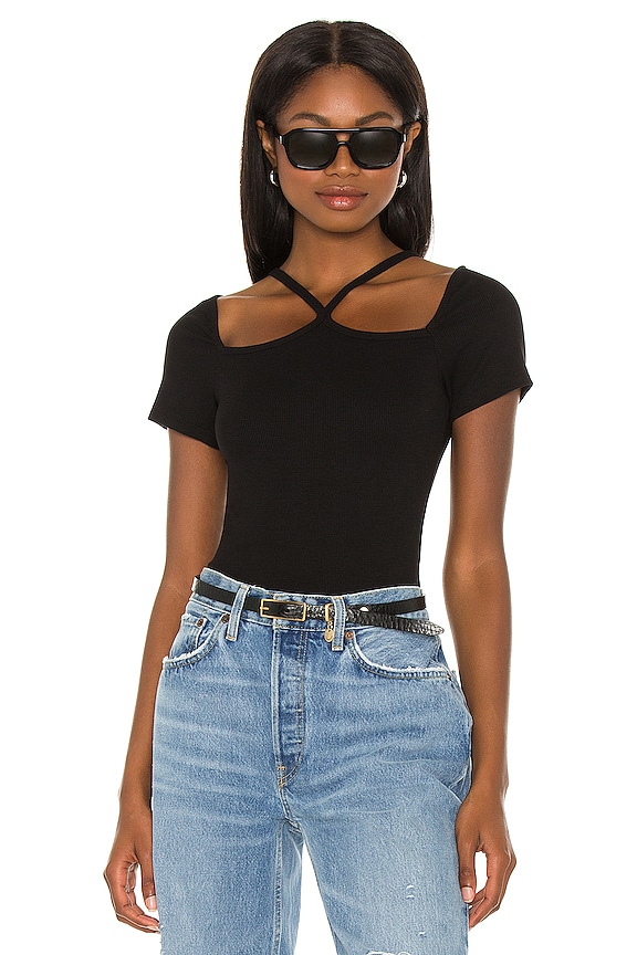 LNA Star Top in Black | REVOLVE