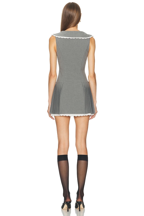LOBA Jana Mini Dress in Grey | REVOLVE