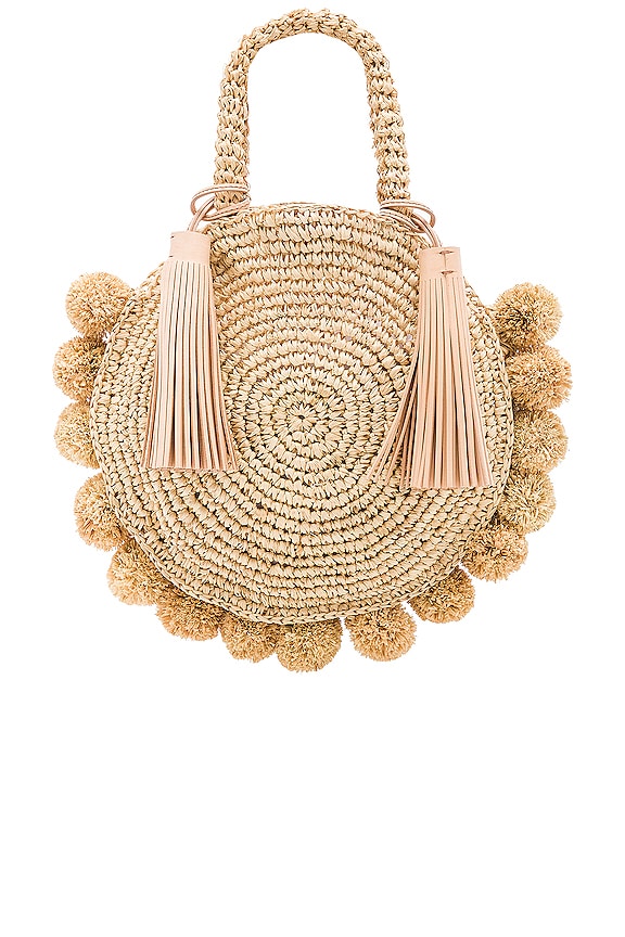 Loeffler Randall Straw Circle Tote in Natural | REVOLVE
