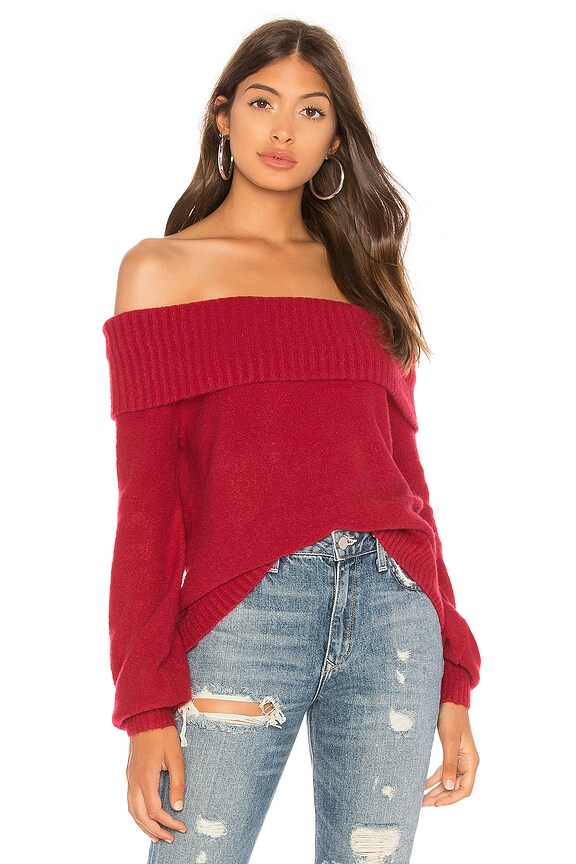 Lovers and Friends Dodge Sweater in Red | REVOLVE