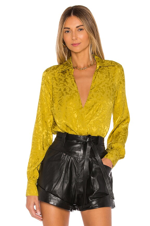 Lovers and Friends Topher Top in Citron Green | REVOLVE