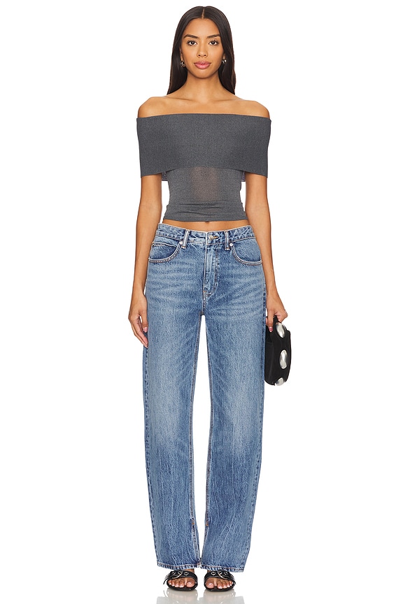 Lovers and Friends Anita Top in Charcoal Grey | REVOLVE