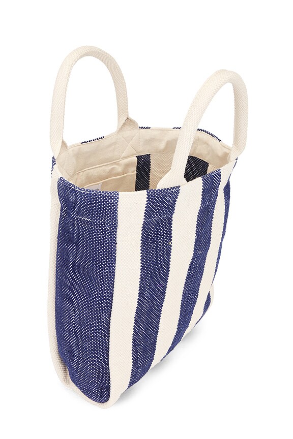 Lovers and Friends Bay Bag in Blue & White | REVOLVE