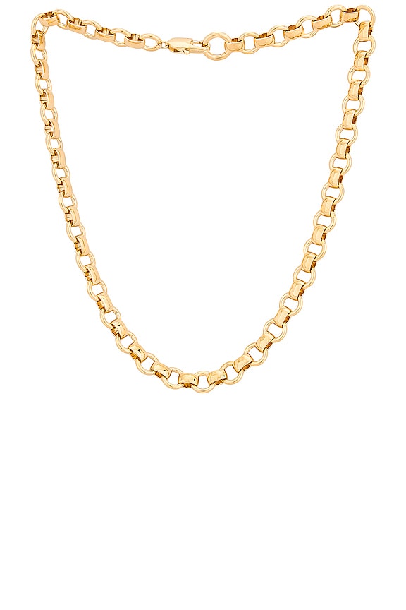 LAURA LOMBARDI Franca Chain Necklace in Gold in Brass | REVOLVE