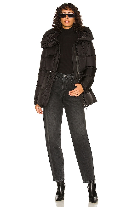 Mackage Freya Puffer Jacket in Black-Black | REVOLVE