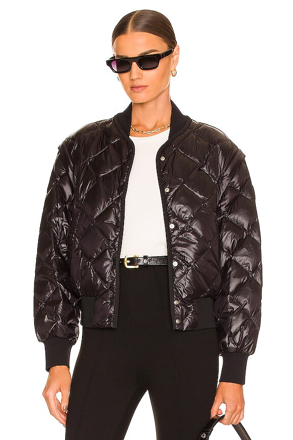 Mackage Ani Two Way Jacket in Black | REVOLVE