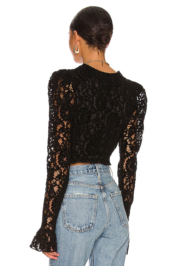 MAJORELLE Alivia Top in Black | REVOLVE