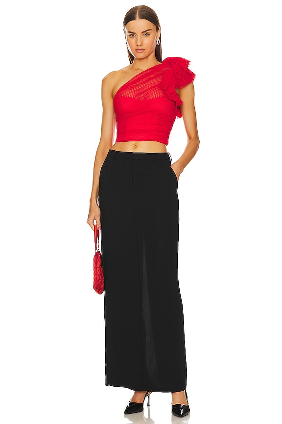 MAJORELLE Soriya Top in Royal Red | REVOLVE