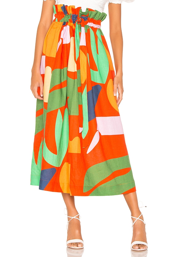 Mara Hoffman Adora Skirt in Red Multi | REVOLVE