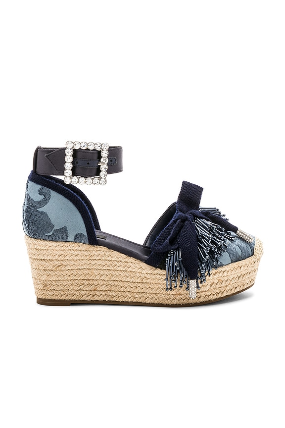 Marc Jacobs Maggie Wedge in Blue | REVOLVE