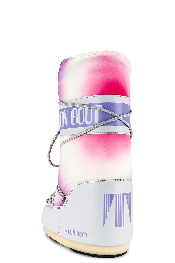 MOON BOOT Icon Tie Dye Boot in Glacier Grey | REVOLVE