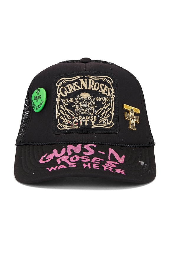 Madeworn GNR Was Here Trucker Hat in Black | REVOLVE