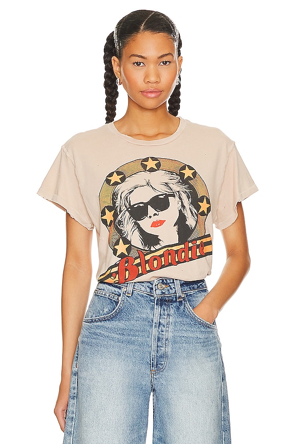 Madeworn Blondie Classic Crew Tee in Taupe | REVOLVE