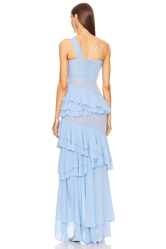 Michael Costello x REVOLVE Ariella Maxi Dress in Baby Blue | REVOLVE