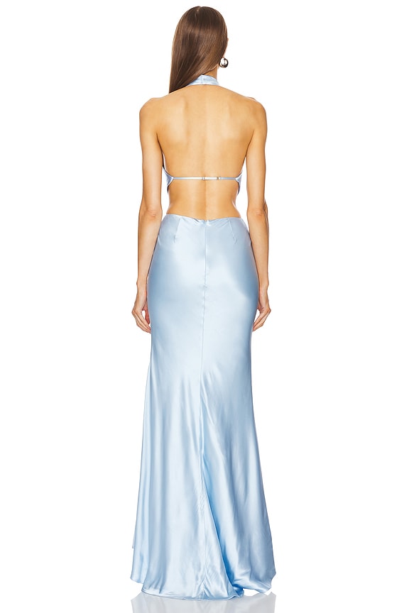 Michael Costello x REVOLVE Anya Gown in Baby Blue | REVOLVE