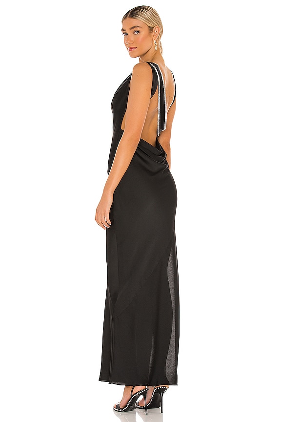 Michael Costello x REVOLVE Dani Gown in Black | REVOLVE