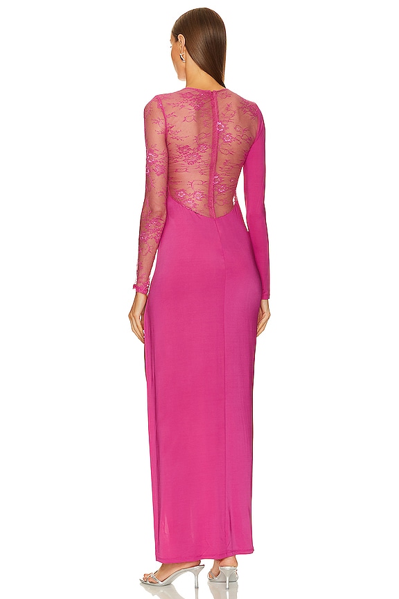 Michael Costello x REVOLVE Hillary Gown in Hot Pink | REVOLVE
